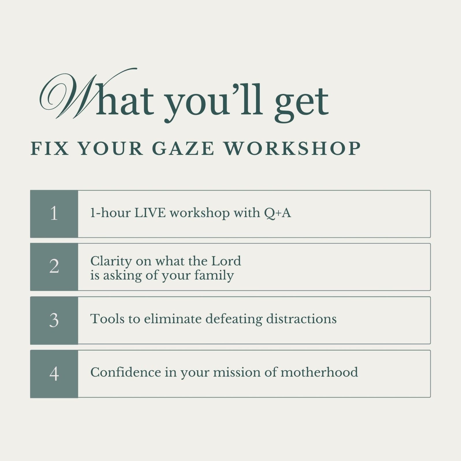 Fix Your Gaze | Workshop– Into the Deep